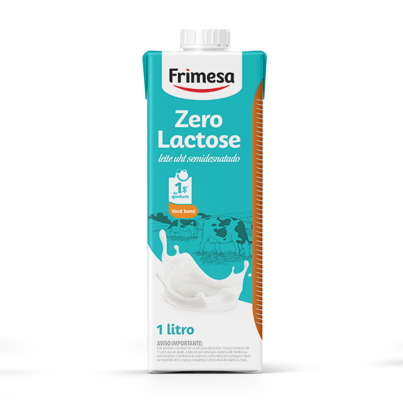 Leite Semidesnatado Zero Lactose 395g – Frimesa
